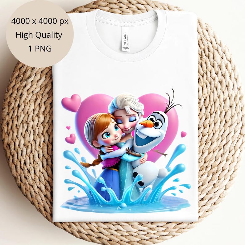 1 PNG Love Frozen, Elsa, Olaf and Anna Clipart Images, Digital Design ...