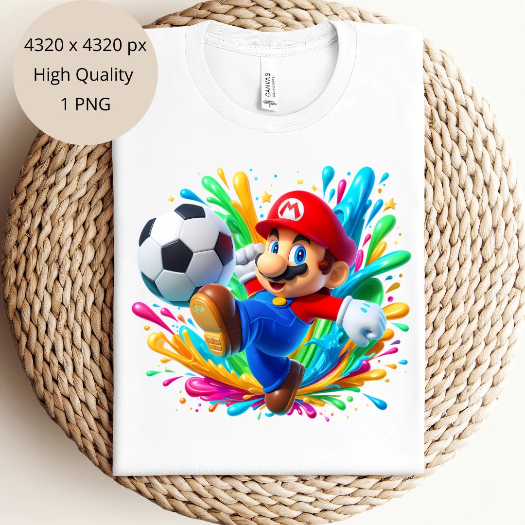 1 PNG Super Mario Splash Ball, Clipart Images, Digital Design PNG File ...
