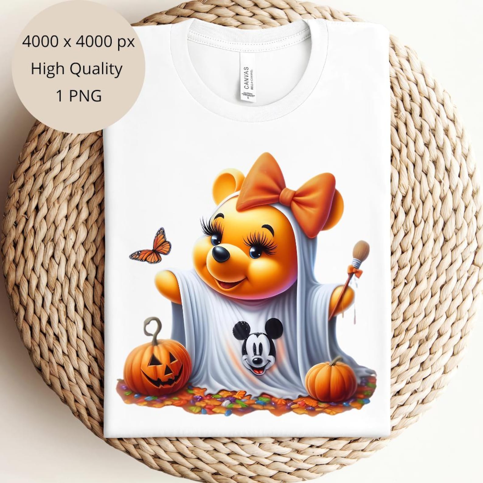 1 PNG Winnie the Pooh Ghost Halloween, Clipart Images, Digital Design ...
