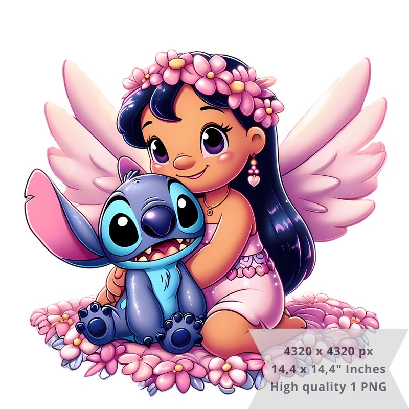 Lilo and Stitch Flowers - Etsy