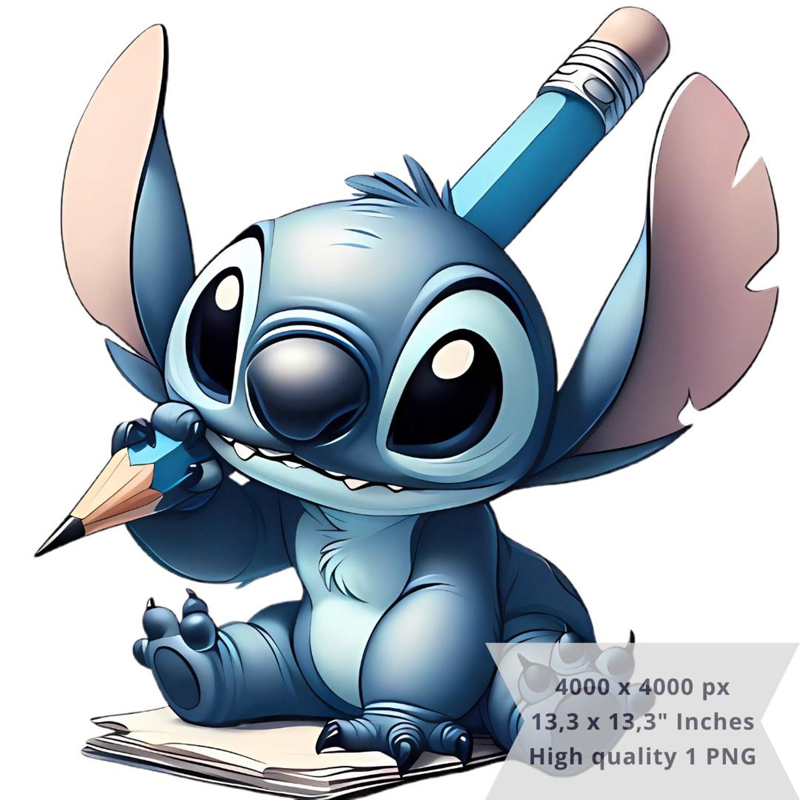 1 PNG Cute Stitch School, Clipart Images, Digital Design PNG File for ...