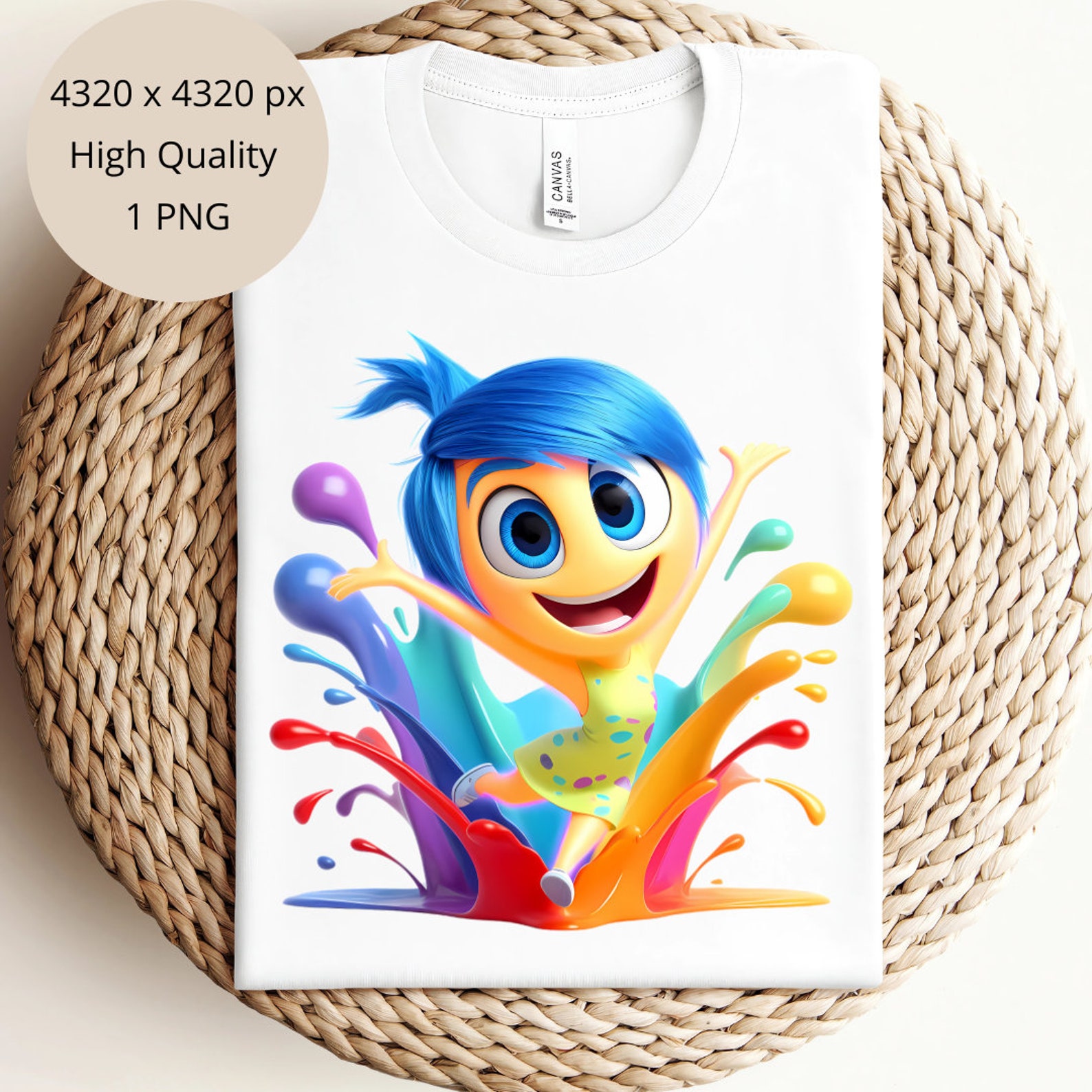 1 PNG Joy Inside Out 2 Splash, Clipart Images, Digital design PNG file ...