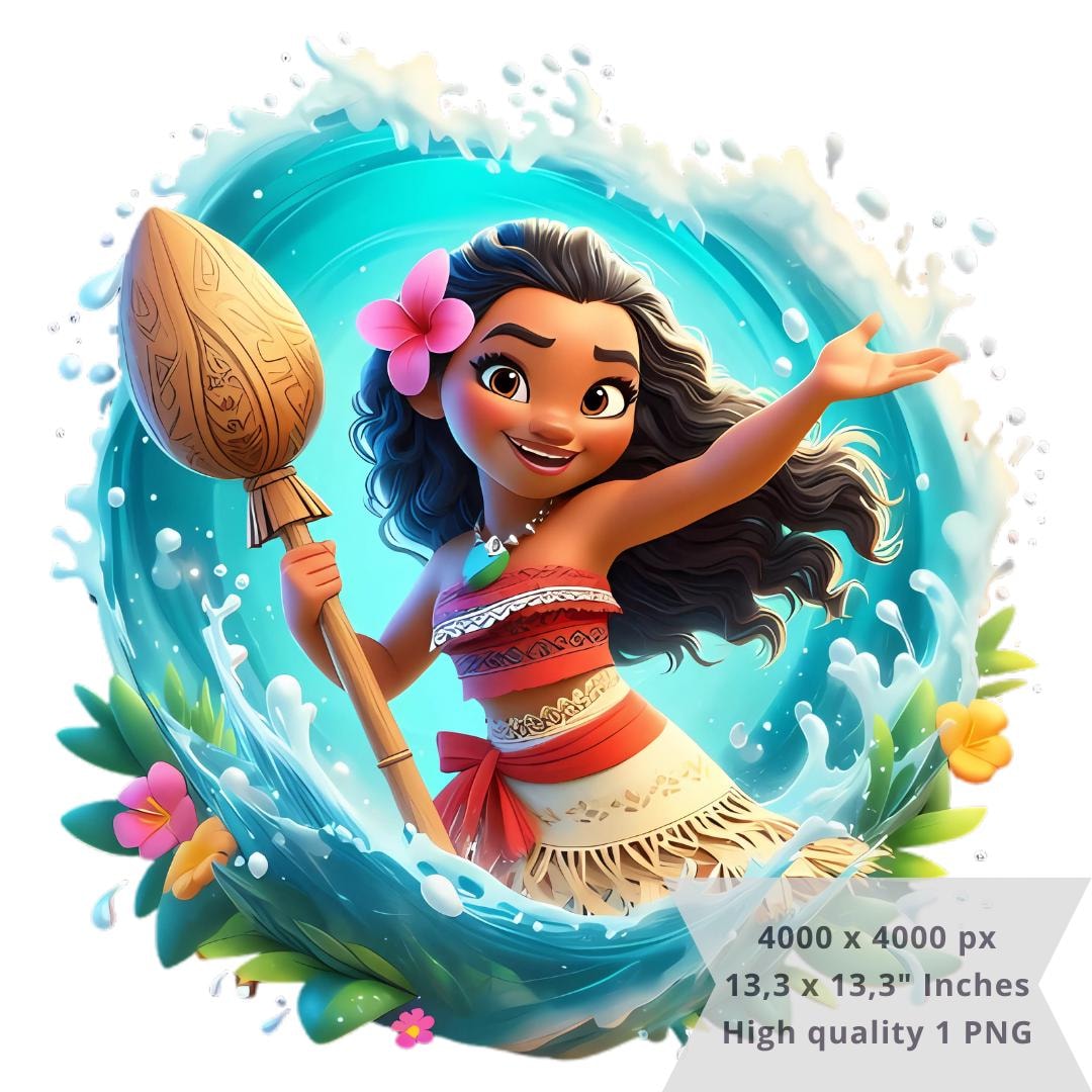 1 PNG Cute Moana Water Splash, Clipart Images, Digital Design PNG File ...