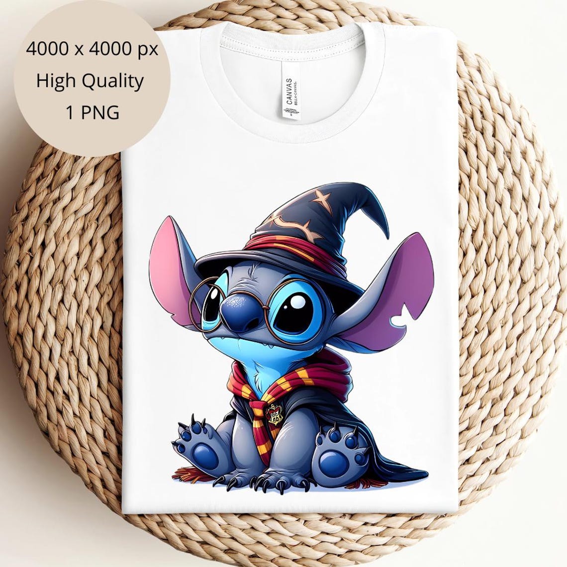 1 PNG Cute Stitch Wizard Halloween, Clipart Images, Digital Design PNG ...