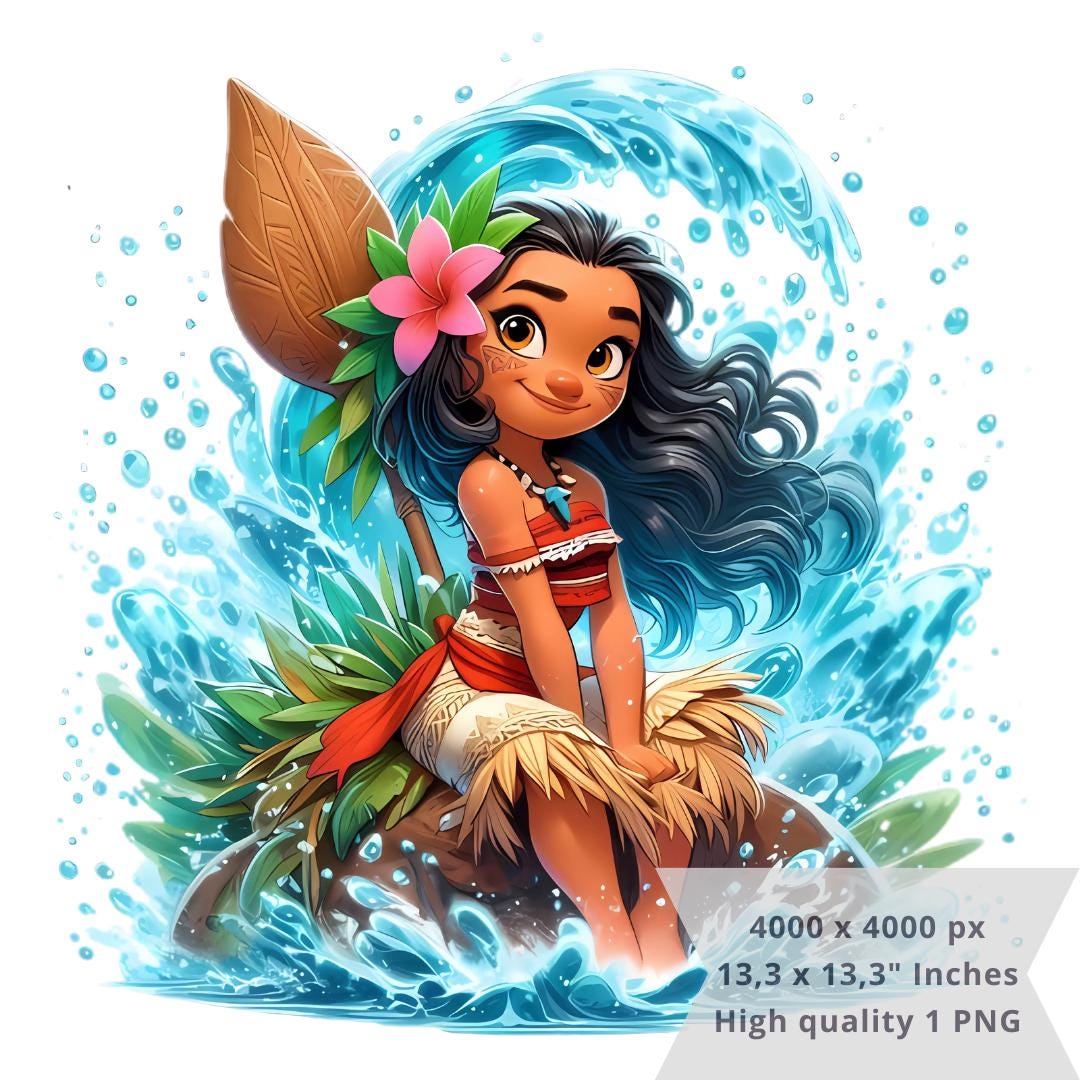 1 PNG Cute Moana Water Splash, Clipart Images, Digital Design PNG File ...