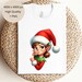 1 PNG Cute Elf Christmas Peeking Wall, Clipart Images, Digital Design ...