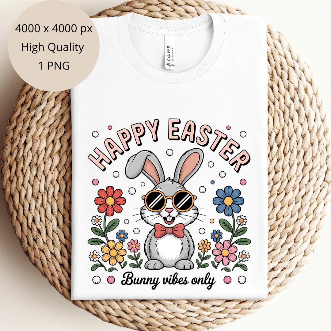 1 PNG Cute Bunny Happy Easter, Clipart Images, Easter Digital Design ...