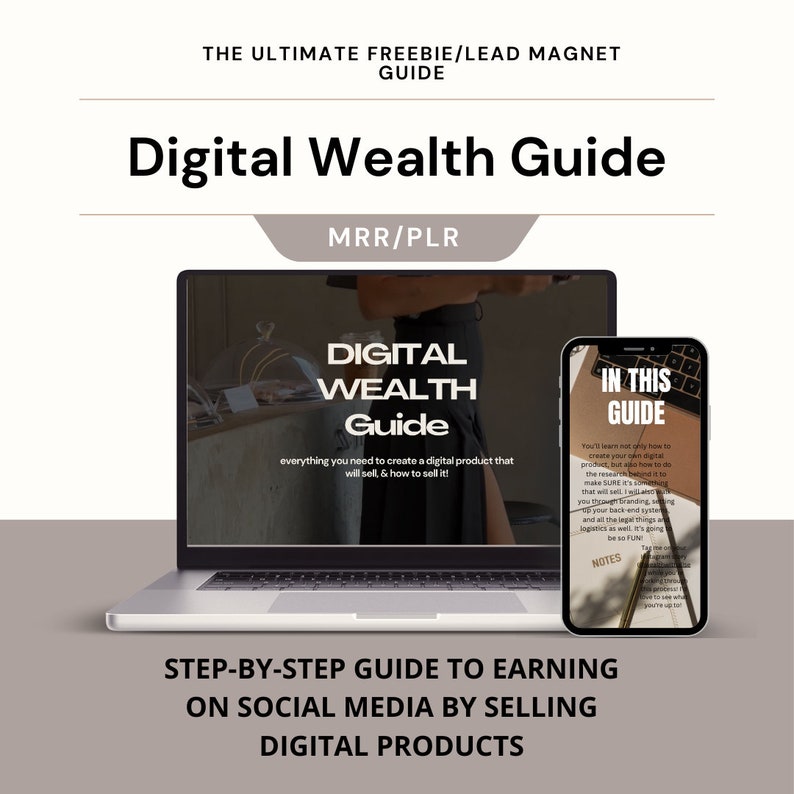 Digital Wealth Guide Bundle With Master Resell Rights MRR & Private Label Rights, Digital ...
