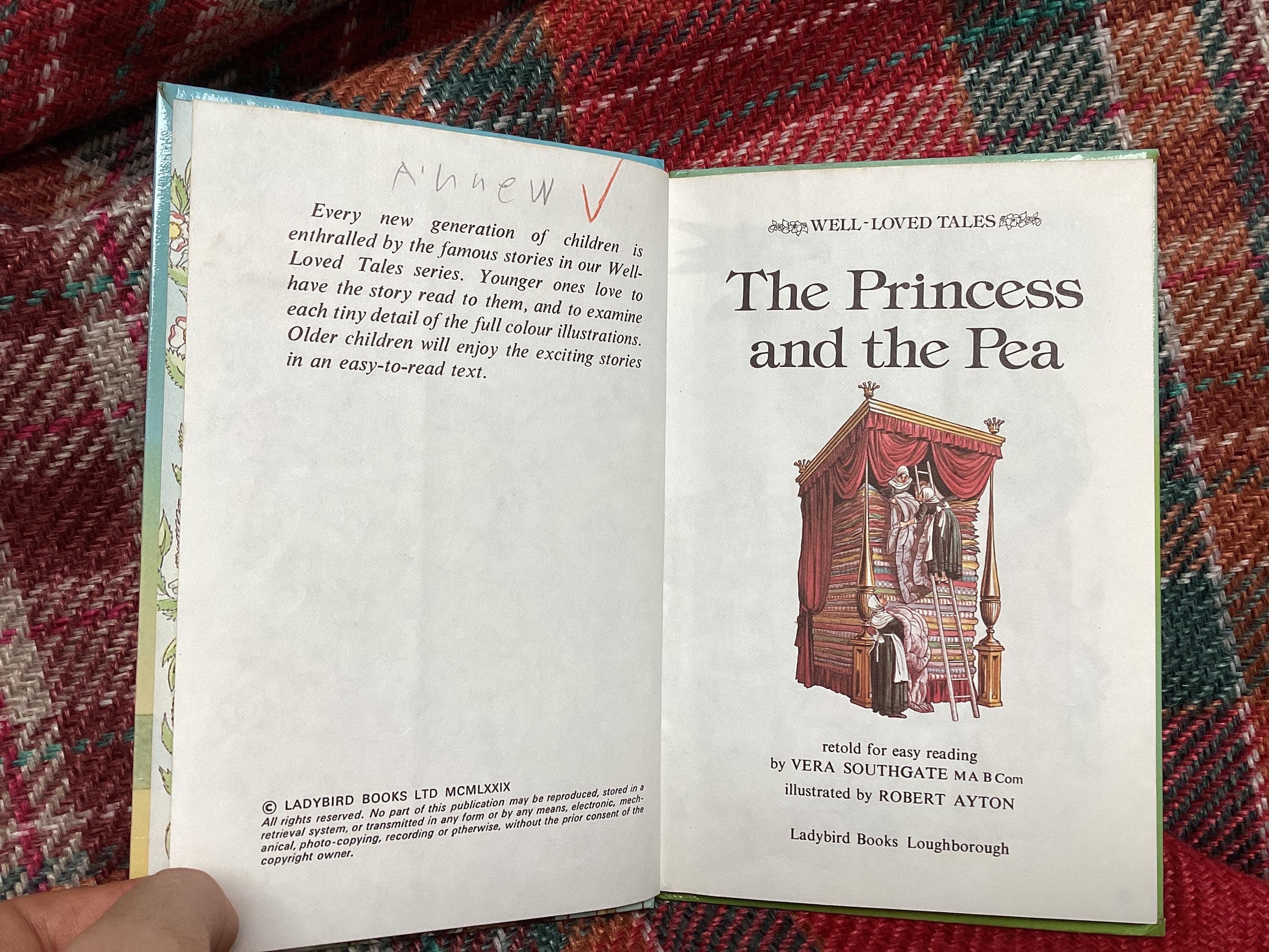 The Princess and the Pea Ladybird Series 606D Collectible Children's ...