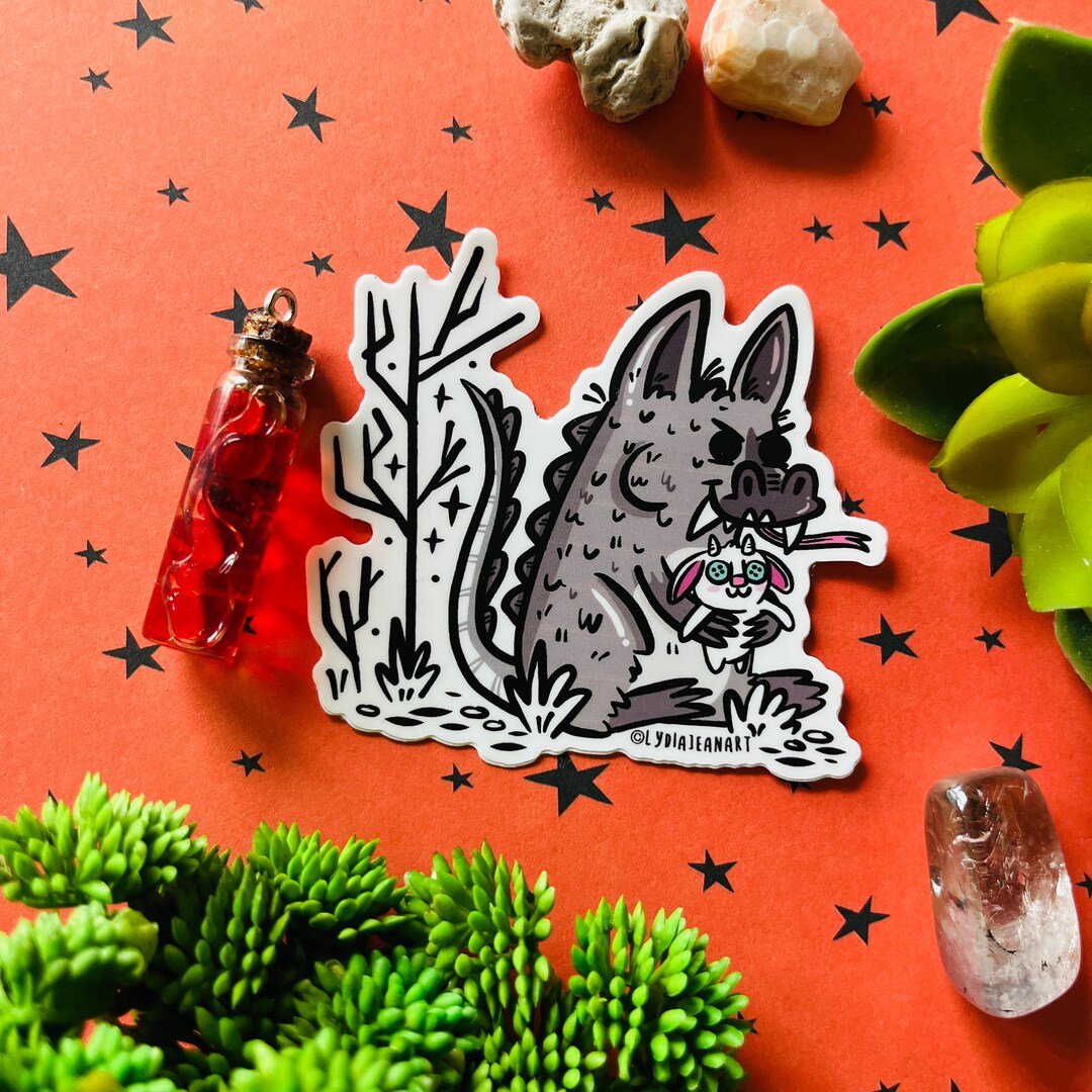 EL CHUPACABRA CRYPTID - Vinyl Sticker - Etsy
