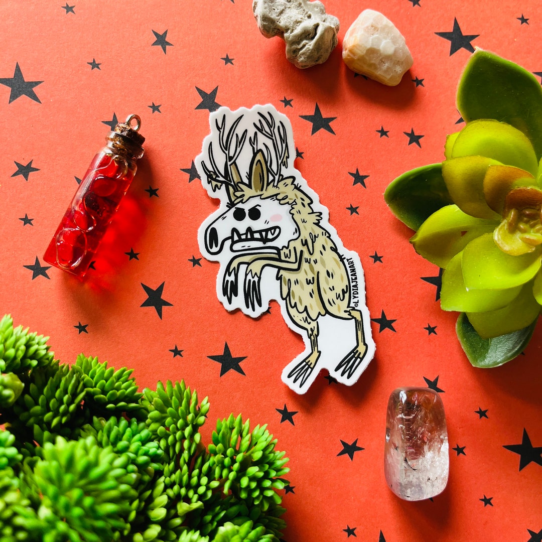 WENDIGO / SKINWALKER CRYPTID - Vinyl Sticker - Etsy