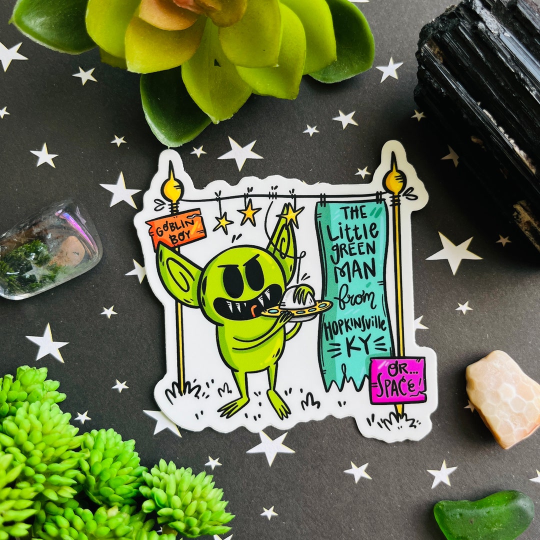 CARNIVAL GOBLIN CRYPTID Vinyl Sticker - Etsy