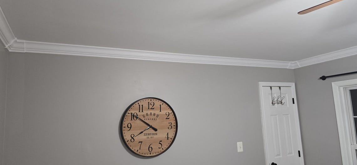 4 Deco Style Crown Molding Corner Blocks - Fits 3 5/8" Molding (4-pack ...