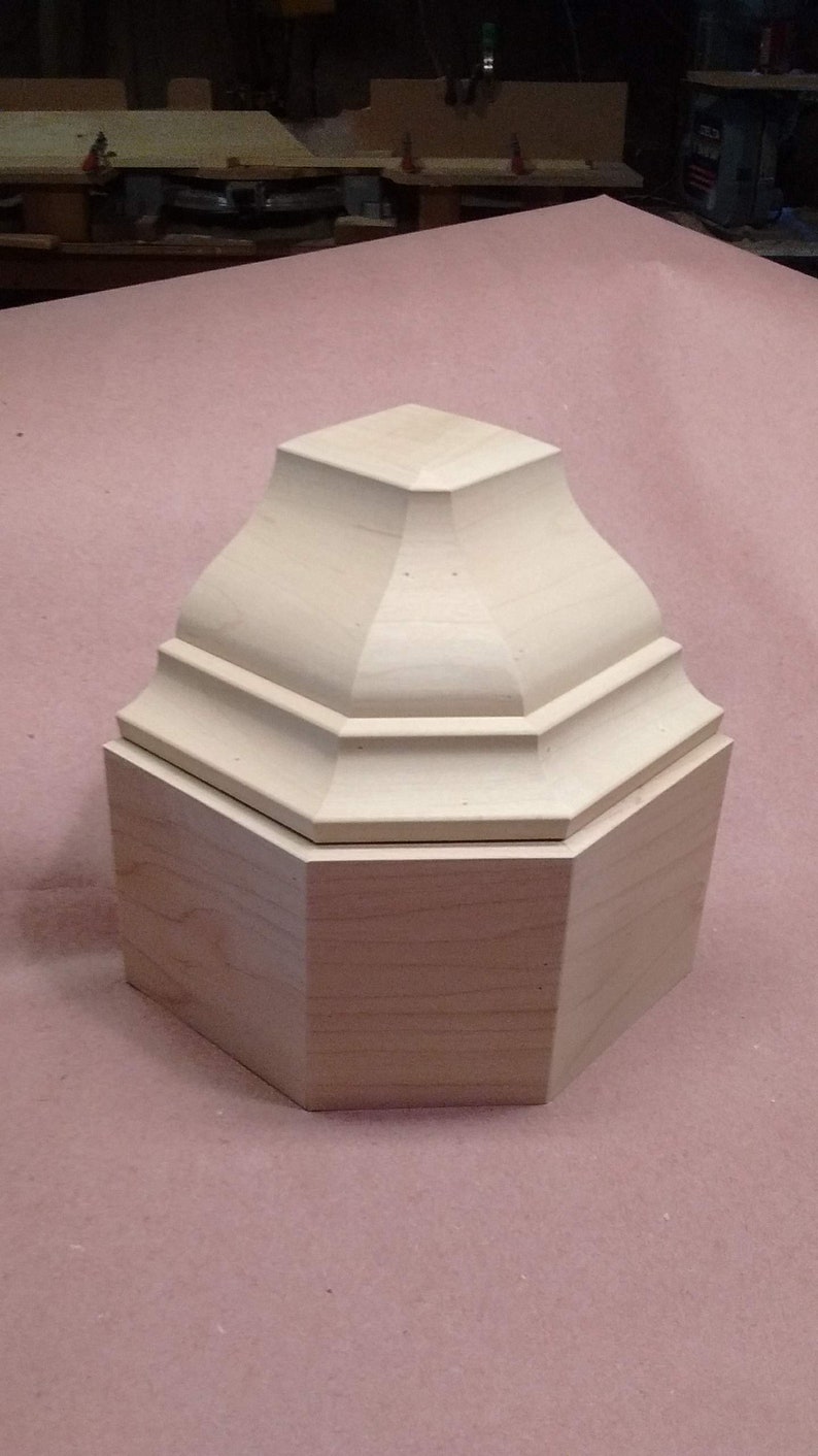 4 CUSTOM Crown Molding Corner Inside Wood Blocks Fits 4 5/8" Molding ...