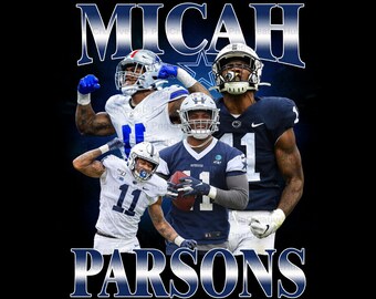 Micah Parsons T Shirt Design PNG Instant Download 300 Dpi - Etsy