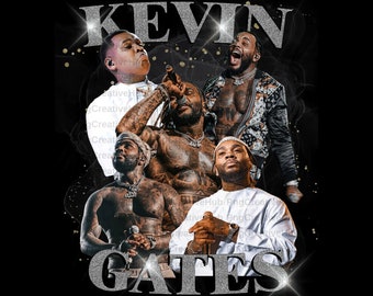 Kevin Gates T Shirt Design PNG Instant Download 300 Dpi - Etsy