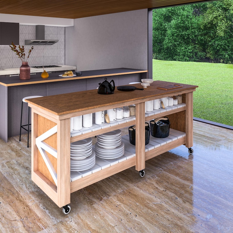Rustic Kitchen Island - Etsy