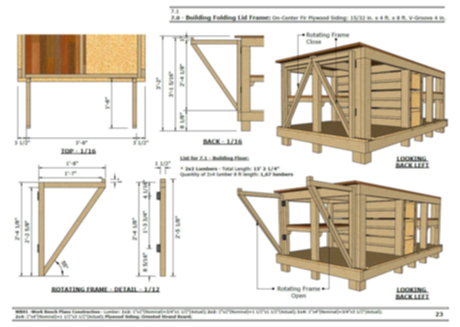 Handmade Folding Workbench Plans: DIY Wooden Outdoor Bench (PDF Pattern ...
