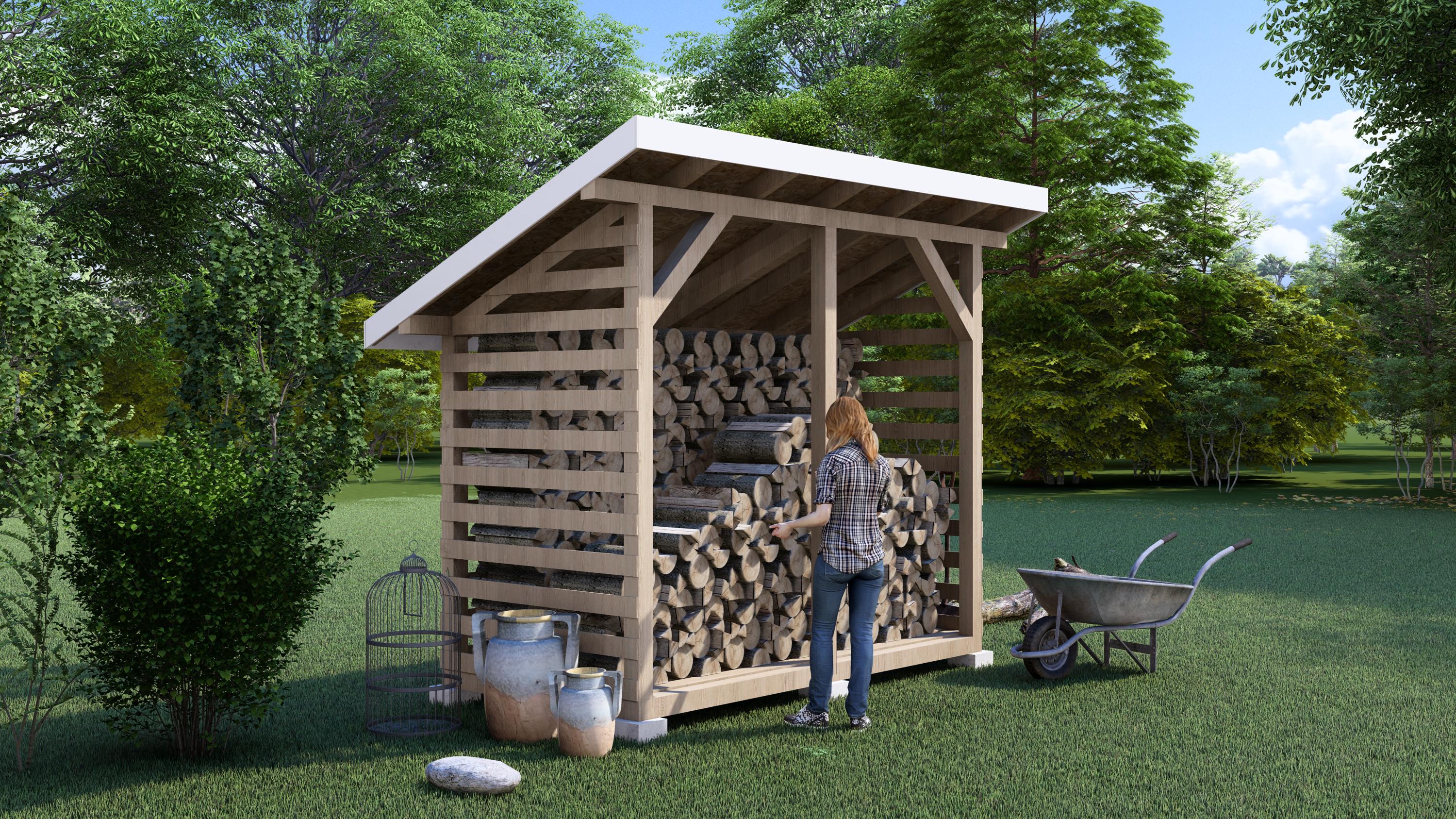 DIY Woodshed Plans: 10x5 Step-by-step Build Guide (PDF) - Etsy