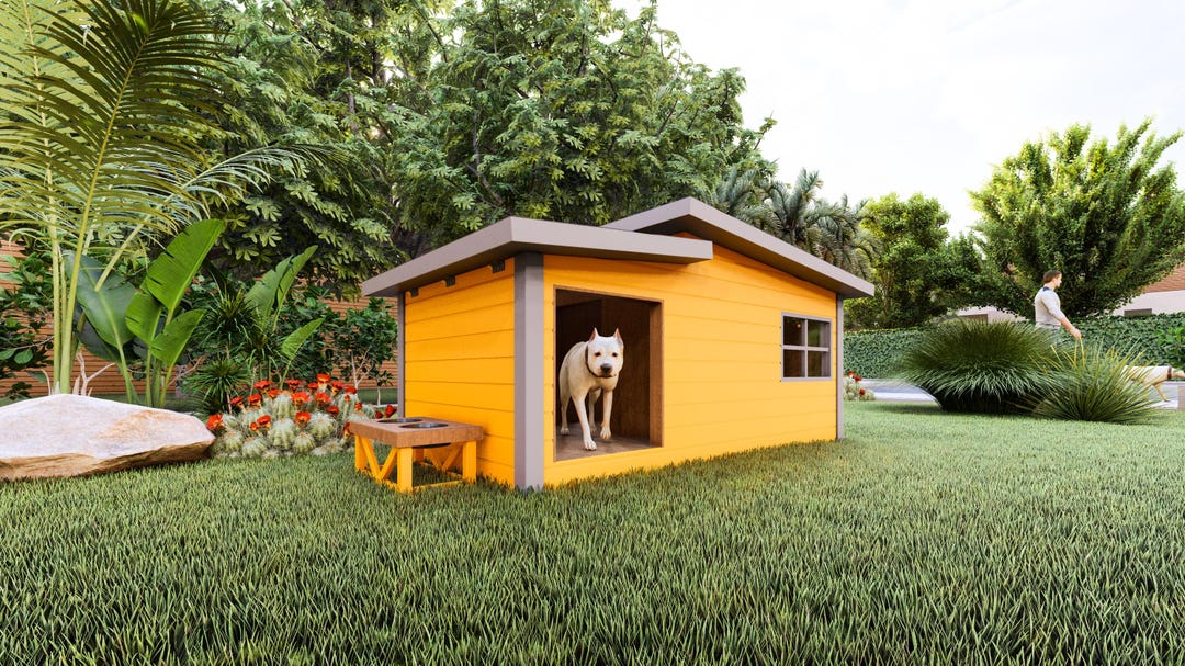 8x4 DIY Dog House Plan | Digital Download | Step-by-step Building Guide ...