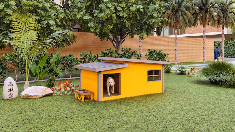 8x4 DIY Dog House Plan | Digital Download | Step-by-step Building Guide ...