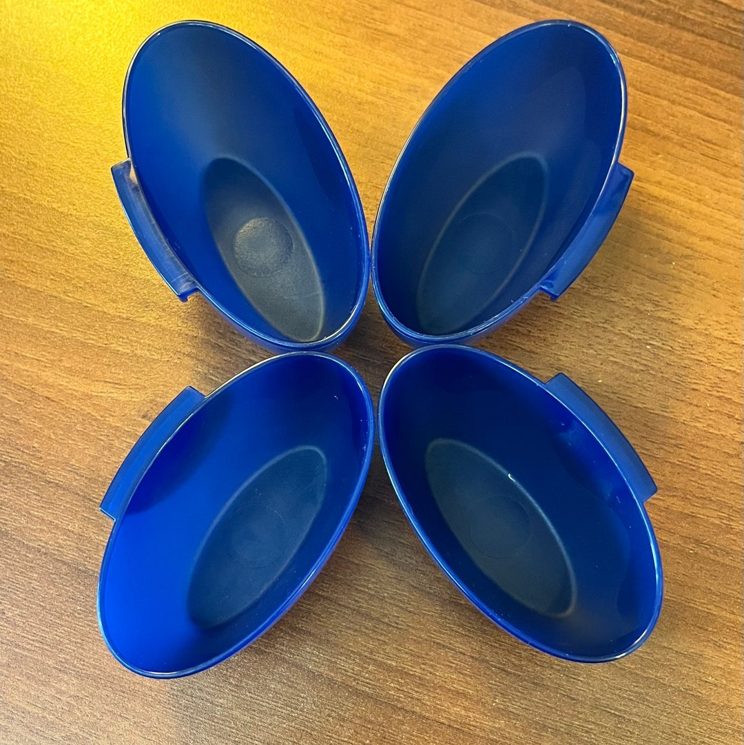 Tupperware Blue Little Dipper Containers. Set of 4. 2oz 60ml 4795A - Etsy