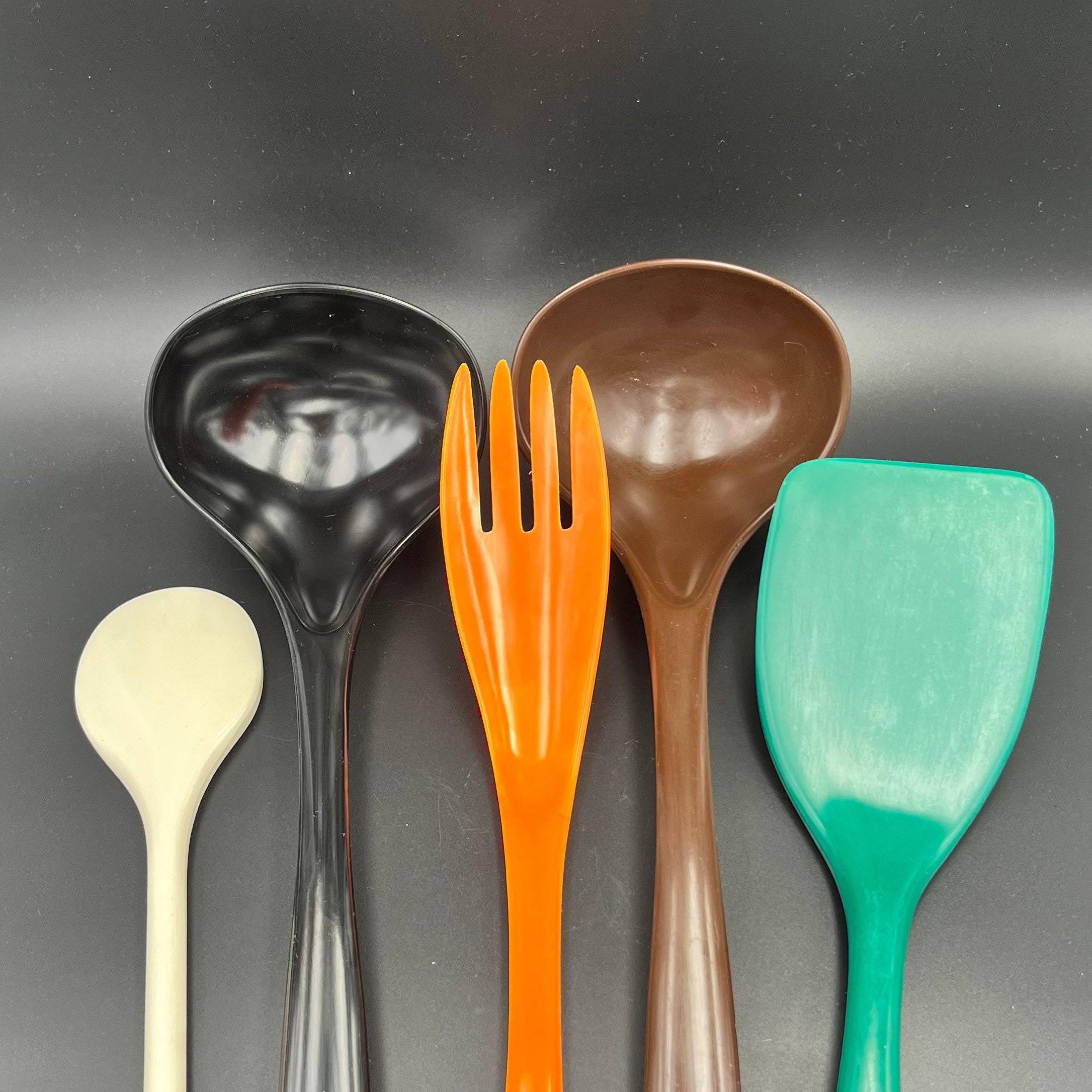 Melamine Cooking Utensils Individual Pieces. Ladle, Spatula, Spoon ...