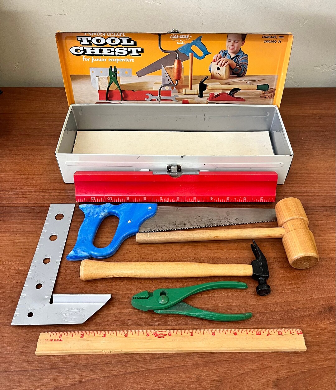 American Tool Chest for Junior Carpenters. - Etsy