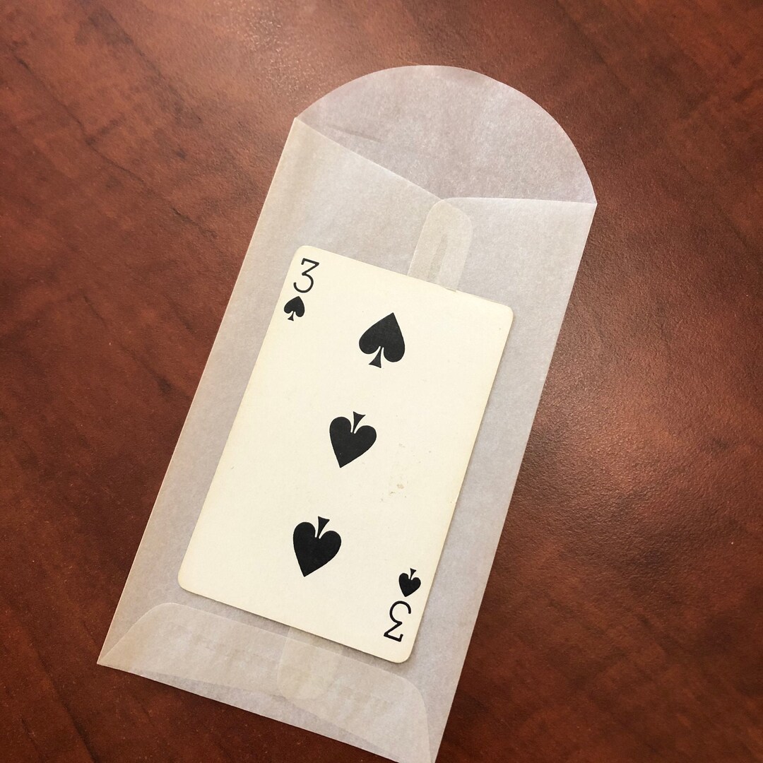 Glassine Envelopes Set of 15. 5x3 Inches 5 1/2 in by 3 1/8 In. Ephemera ...