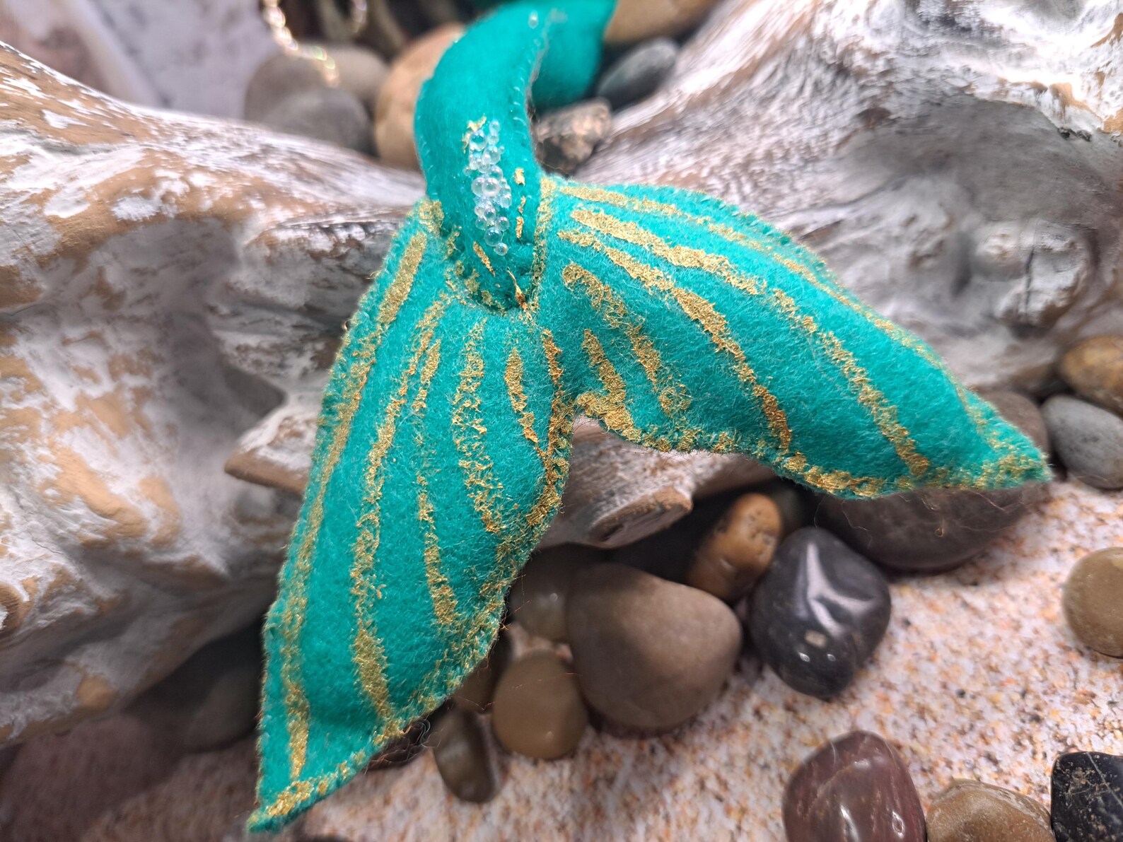Nerida Kelrow – One-of-a-kind Mermaid Art Doll | Handmade Felt Fantasy ...