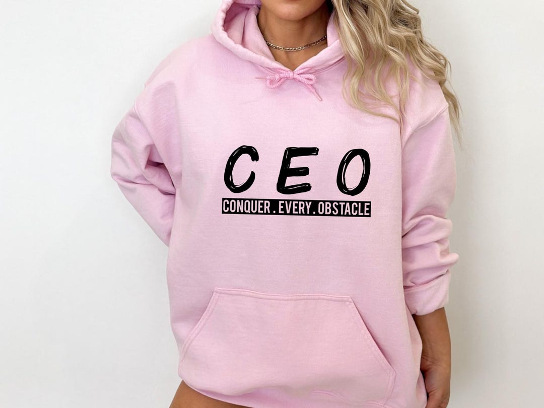 CEO Sweatshirt Conquer Every Obstacle, Entrepreneur Sweater New ...