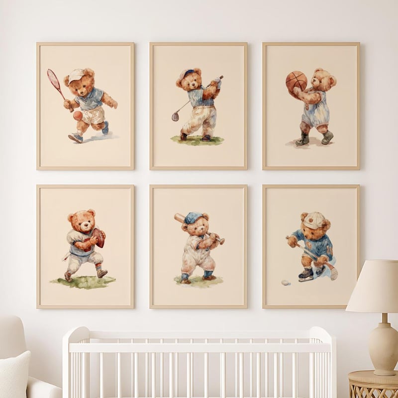 Sports Nursery Teddy Bear - Etsy
