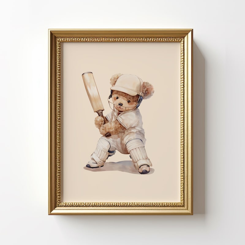 Cricket Sports Wall Decor - Etsy