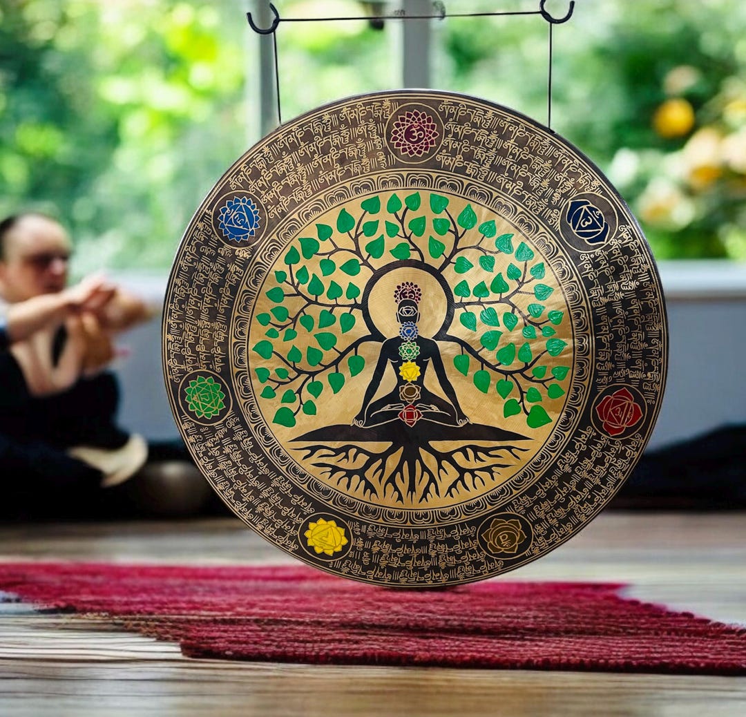 Handmade Tibetan Gong – Deep Resonating Vibration, Chakra Healing ...