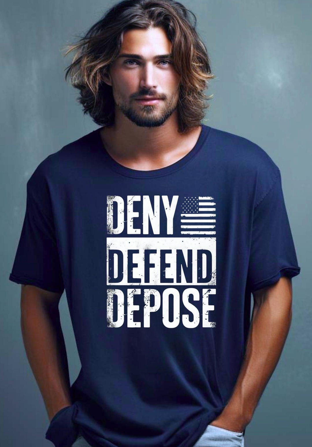 Comfort Colors® Deny Defend Depose T-shirt, Bold Statement Tee, Unisex ...