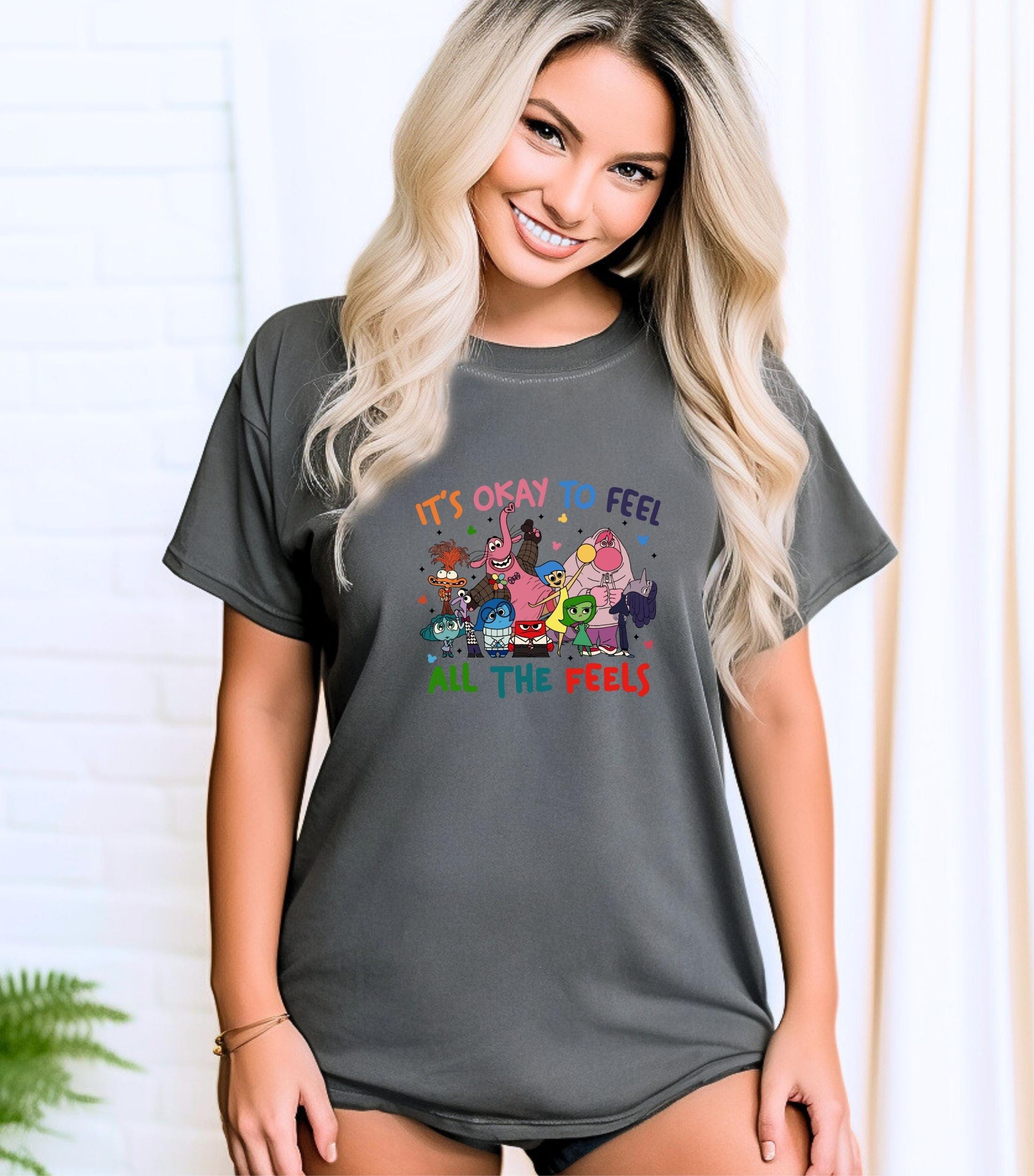 Inside Out It's Okay to Feel All the Feels Comfort Colors® Shirt ...