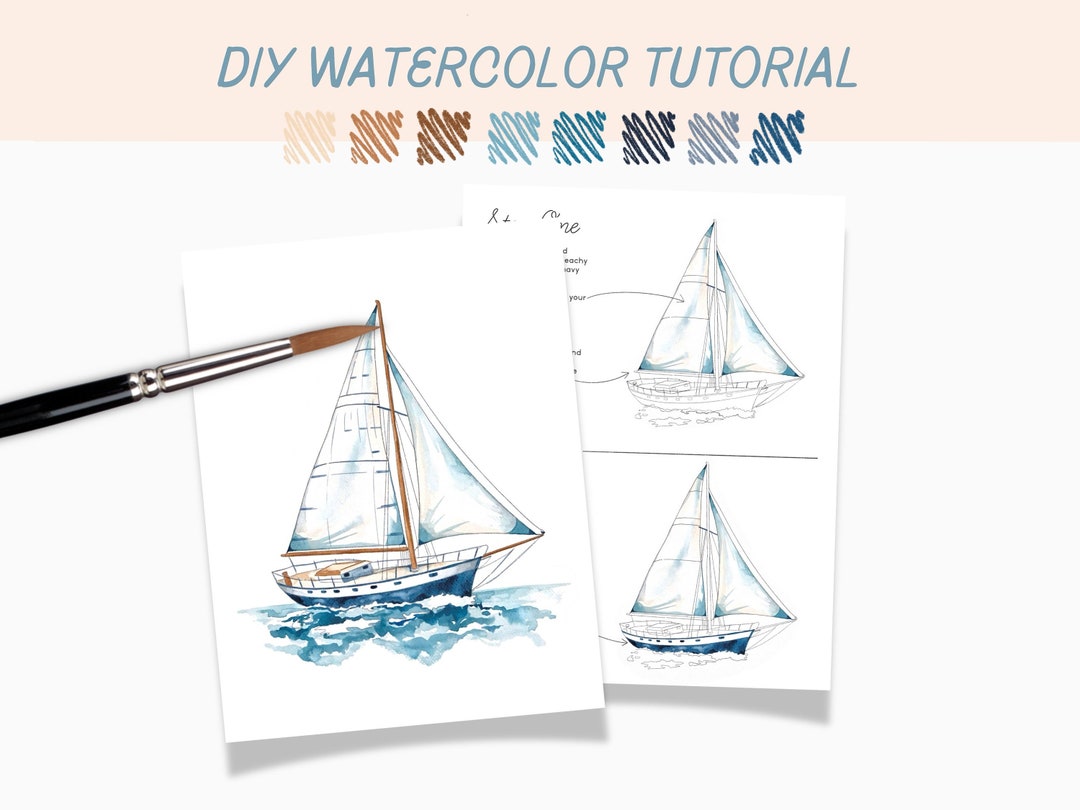Watercolor Tutorial Kit | DIY Paint | Homeschool Art Lesson | Summer ...