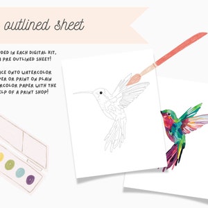 Watercolor Tutorial Kit | DIY Paint | Homeschool Art Lesson | Summer ...