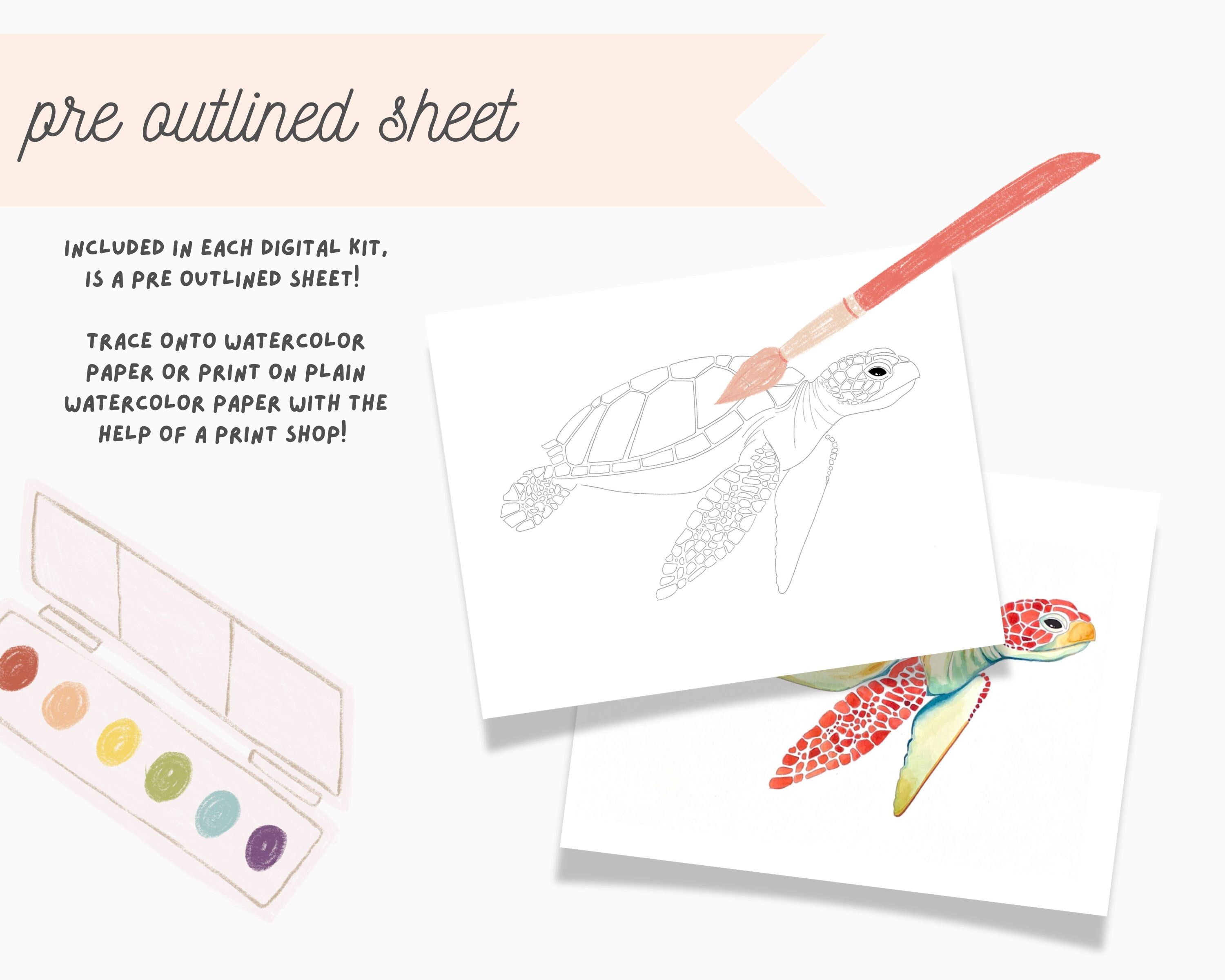 Watercolor Tutorial Kit | DIY Paint | Homeschool Art Lesson | Summer ...