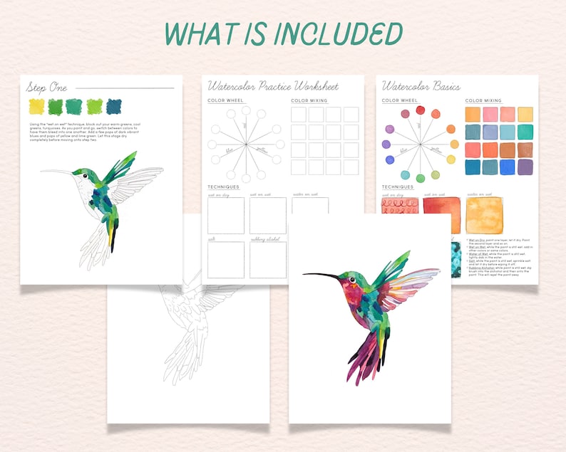 Watercolor Tutorial Kit | DIY Paint | Homeschool Art Lesson | Summer ...