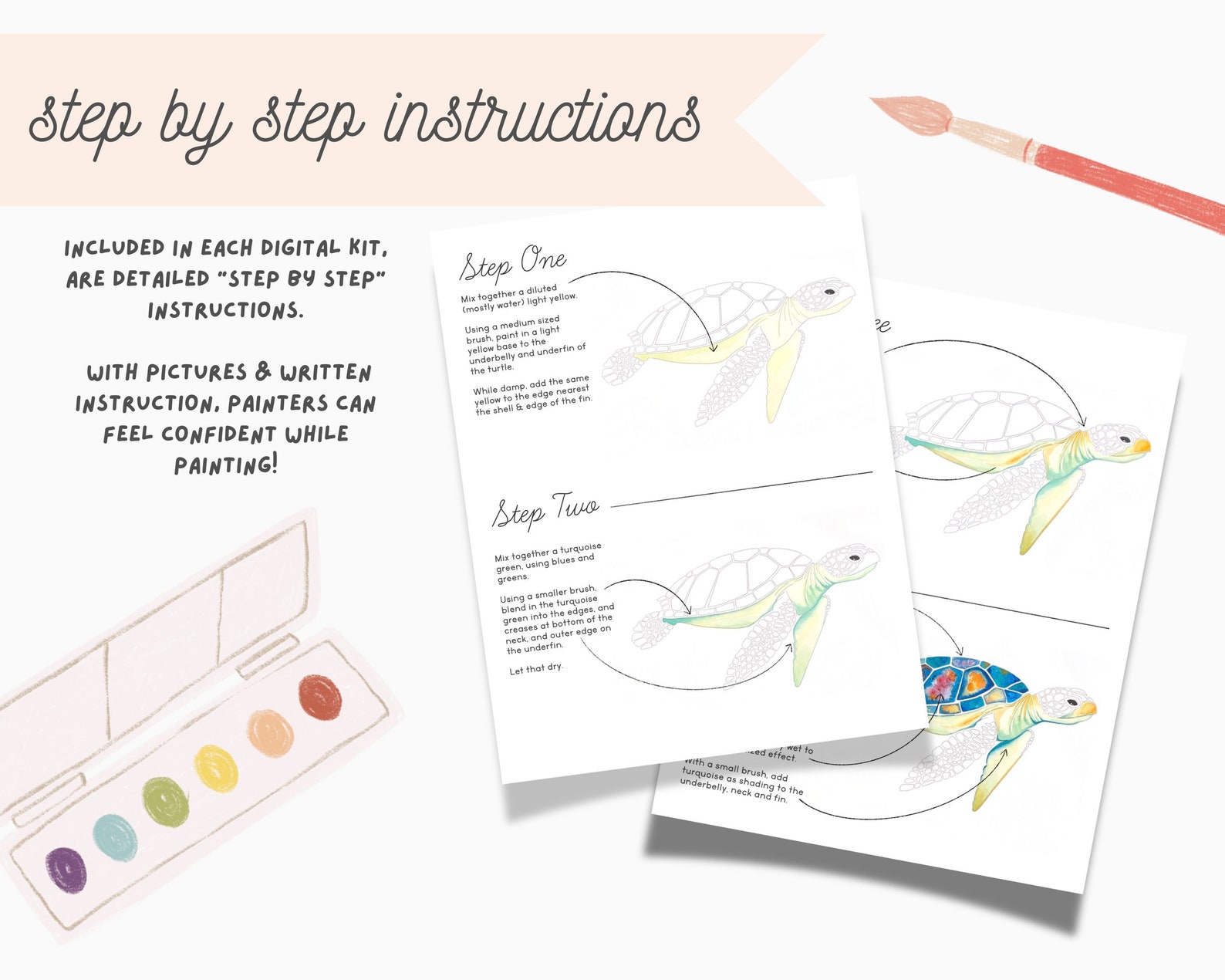 Watercolor Tutorial Kit | DIY Paint | Homeschool Art Lesson | Summer ...