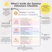 Kids Summer Checklist Printable Activity Planner Daily Routine Chart ...