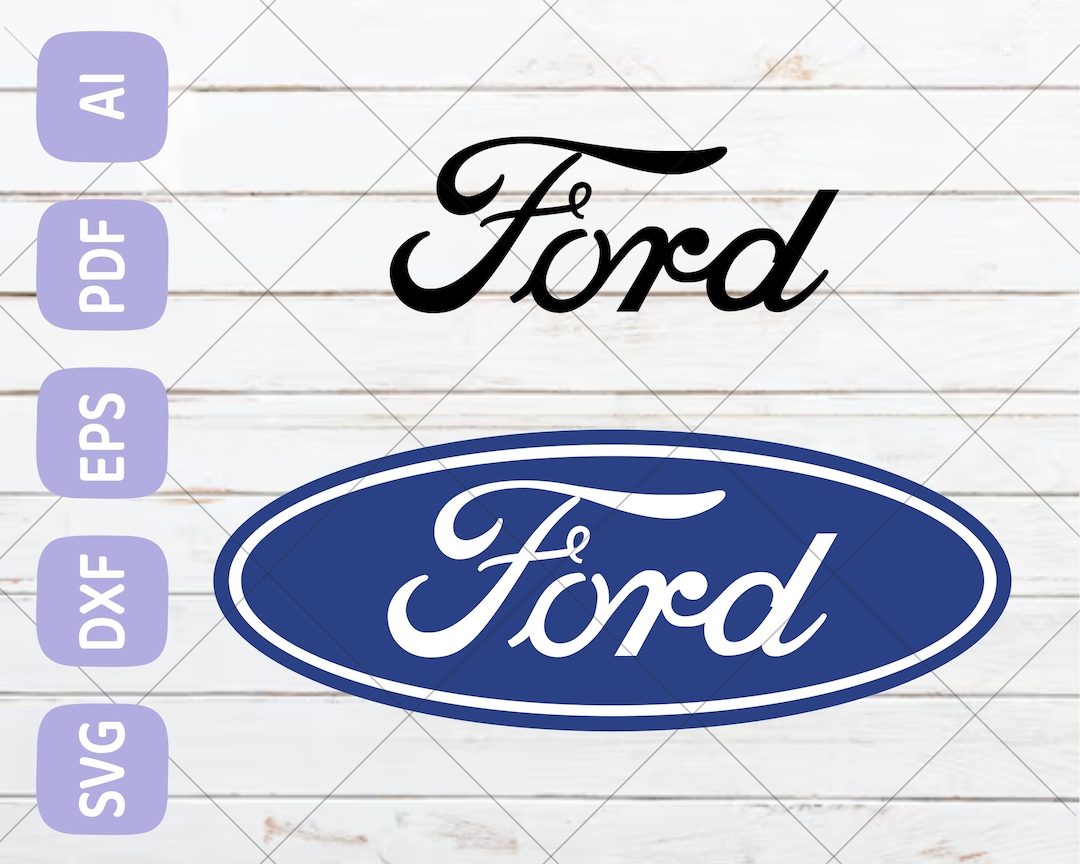 Ford Svg, Classic Car Svg, Ford Clipart, Car Silhouette, Vector File ...