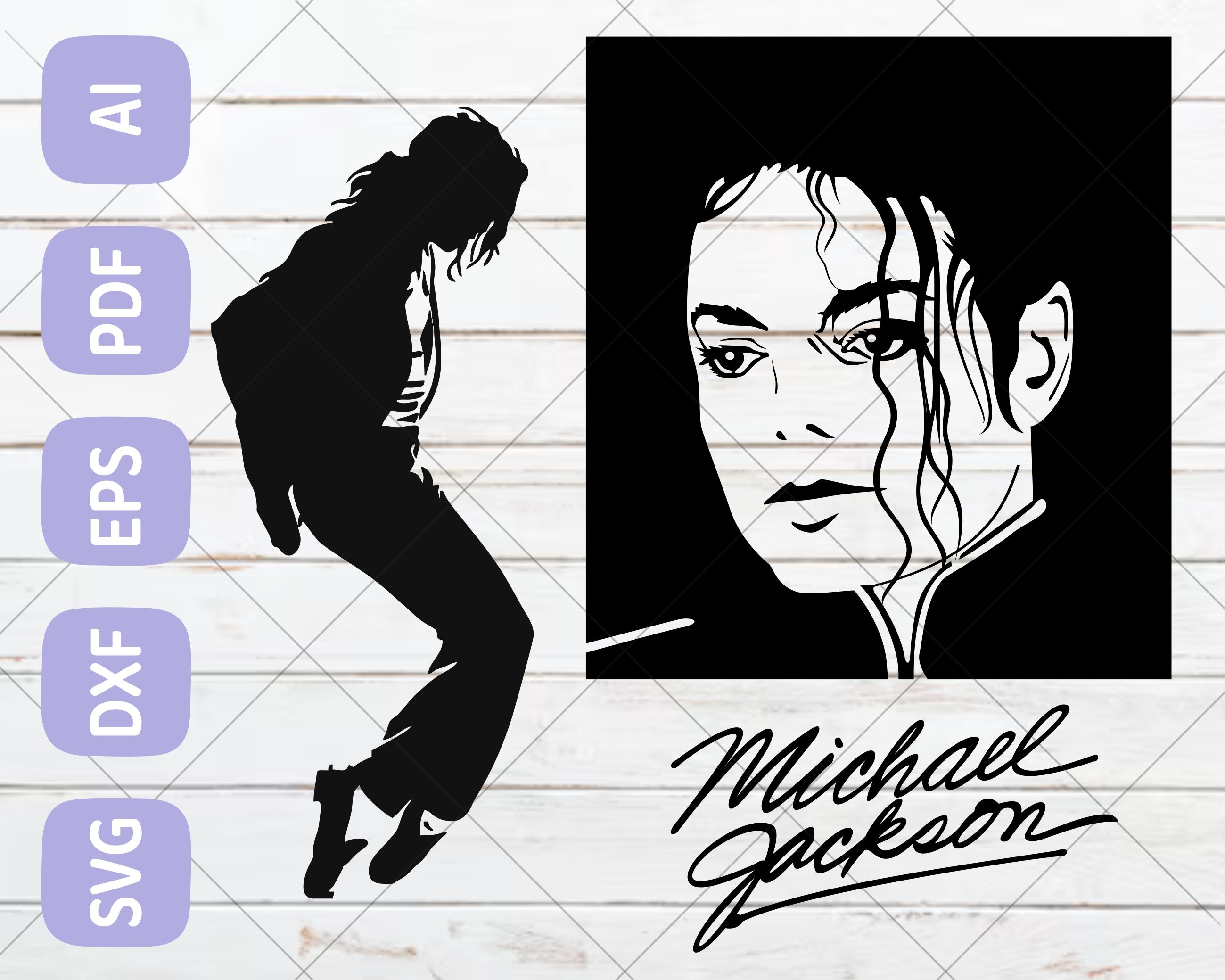 Michael Jackson Svg, MJ Autograph Svg, King of Pop Svg, Music Clipart ...