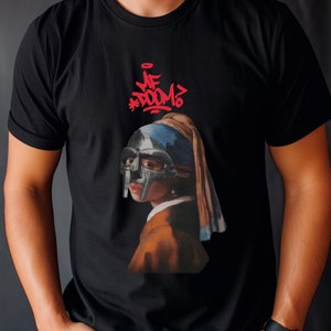 MF DOOM Tshirt Mf Doom Meme T Shirt Painting Shirt Vintage Madvillain ...