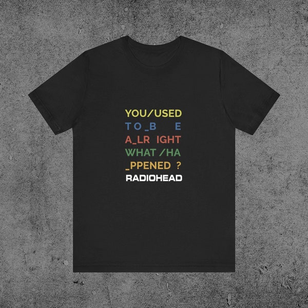 Radiohead T Shirt - Etsy