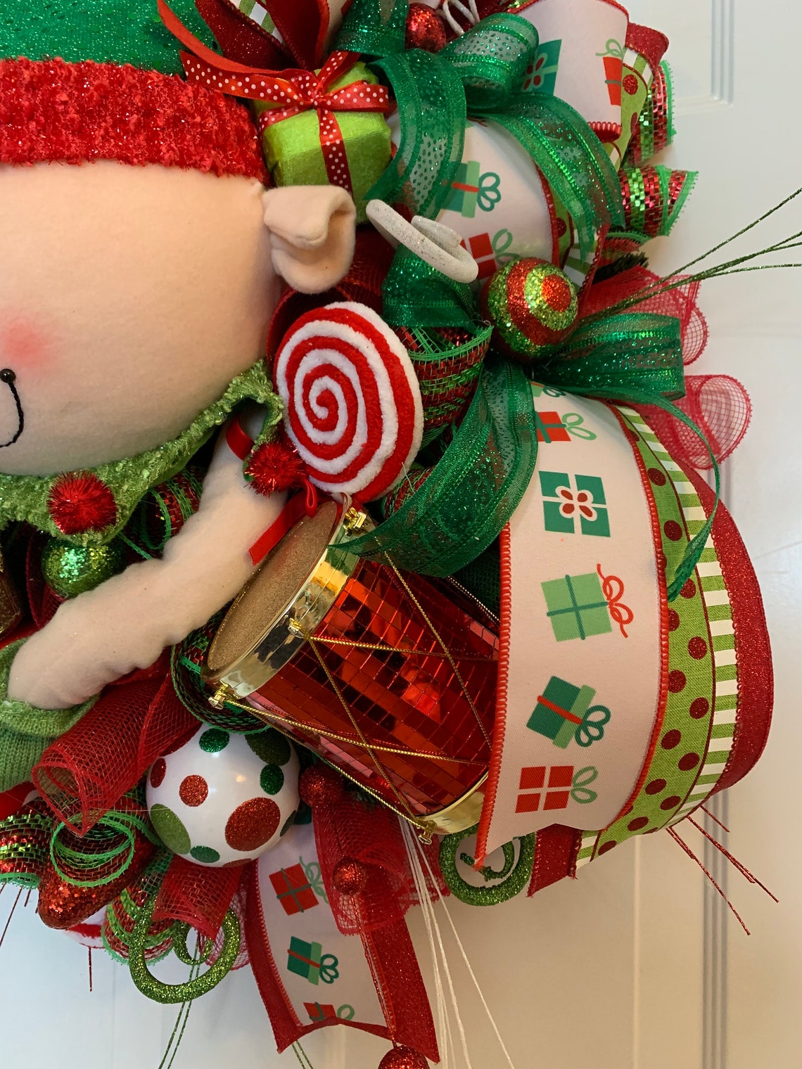 Elfie, Elf Wreath, Elf Workshop, Traditional Christmas, Christmas ...