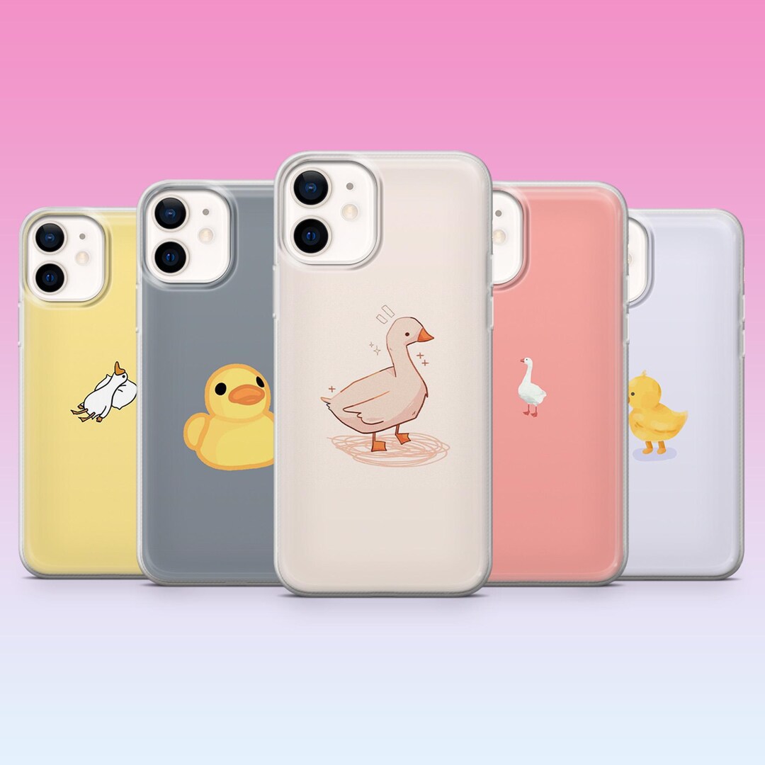 Duck Phone Case Silly Goose Duck Meme Cover for iPhone 16, 15, 14, 13 ...