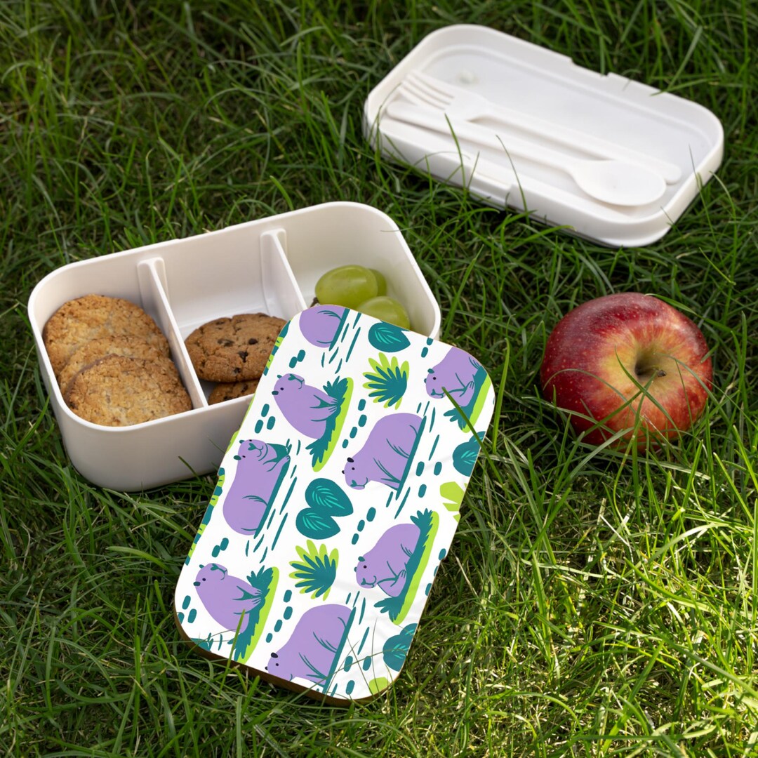 Cute Capybara Bento Lunch Box - Perfect for Kids and Adults, Picnic Set ...