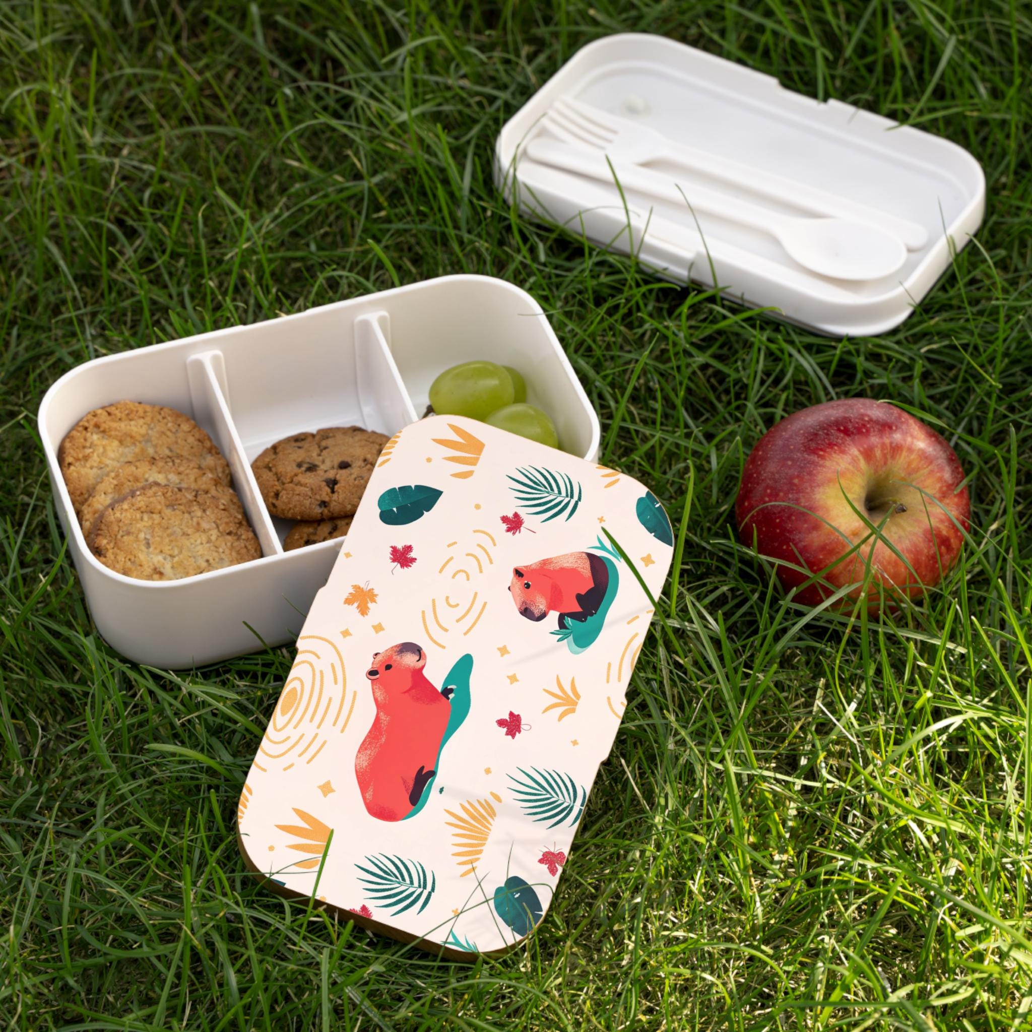 Capybara Bento Lunch Box - Cute Animal Lunch Container, Perfect for ...